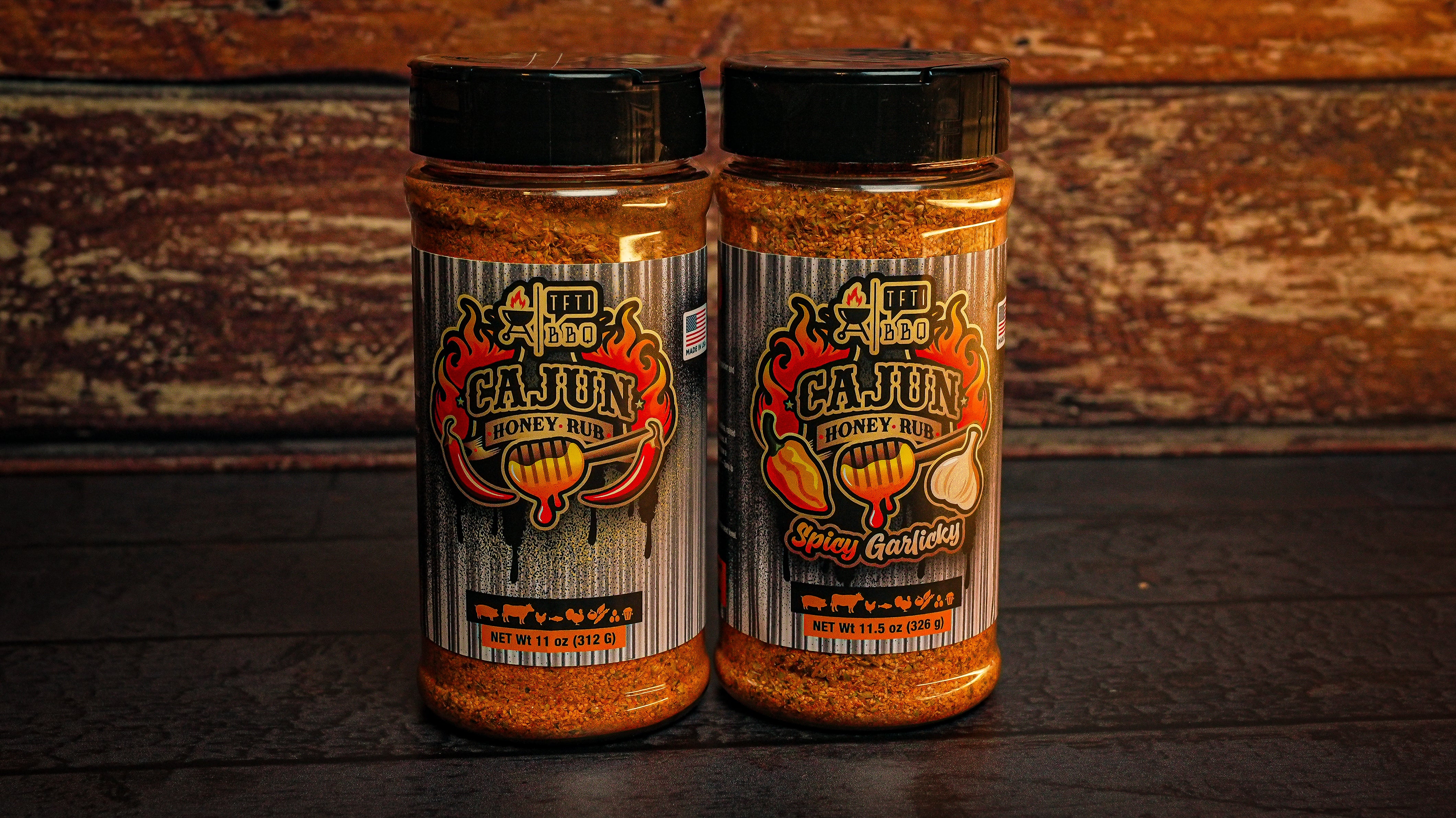 Cajun Honey Rub Combo 2-Pack – TFTI BBQ Shop